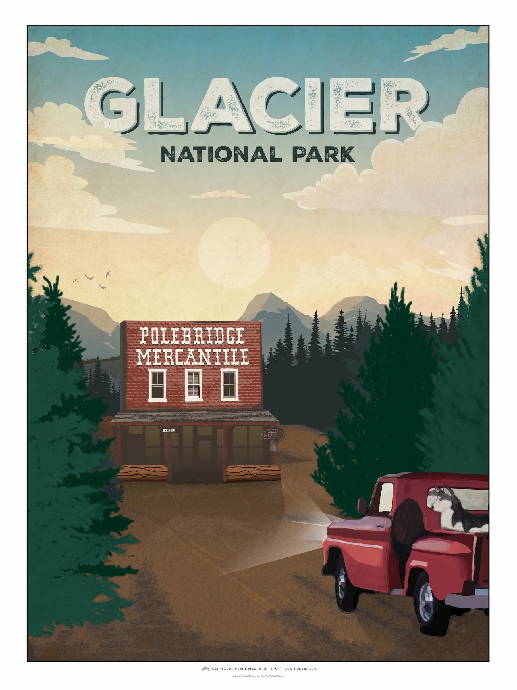 Glacier National Park Prints and Posters - High Quality Prints