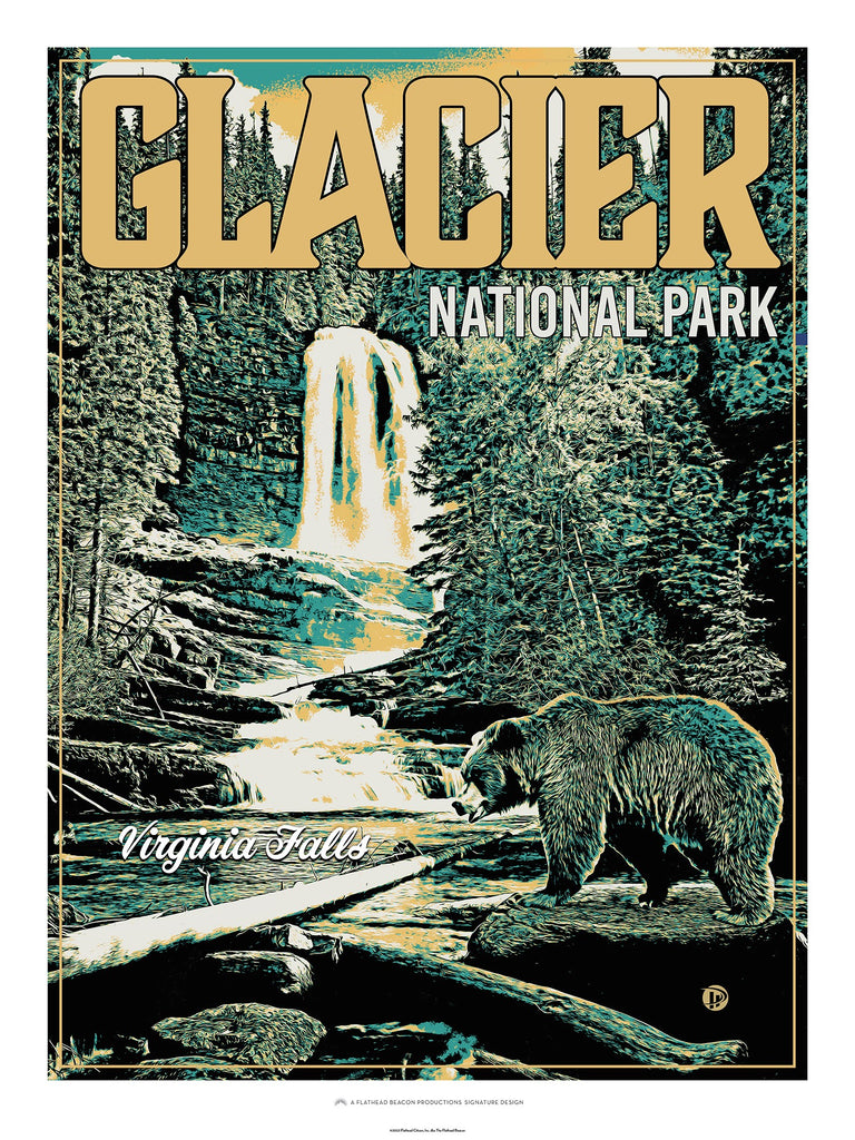 Virginia Falls – Glacier National Park Prints